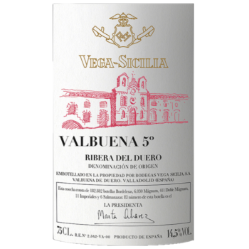 Vega Sicilia - Valbuena 5° DO 2017 - 1.50 liters magnum in wooden box