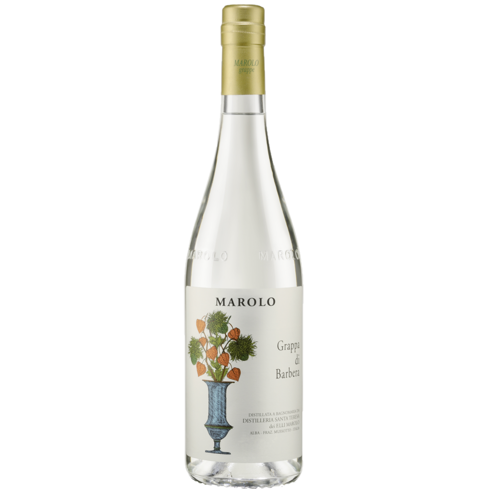 Marolo Grappa di Barbera - 0.70 liters in a gift pack