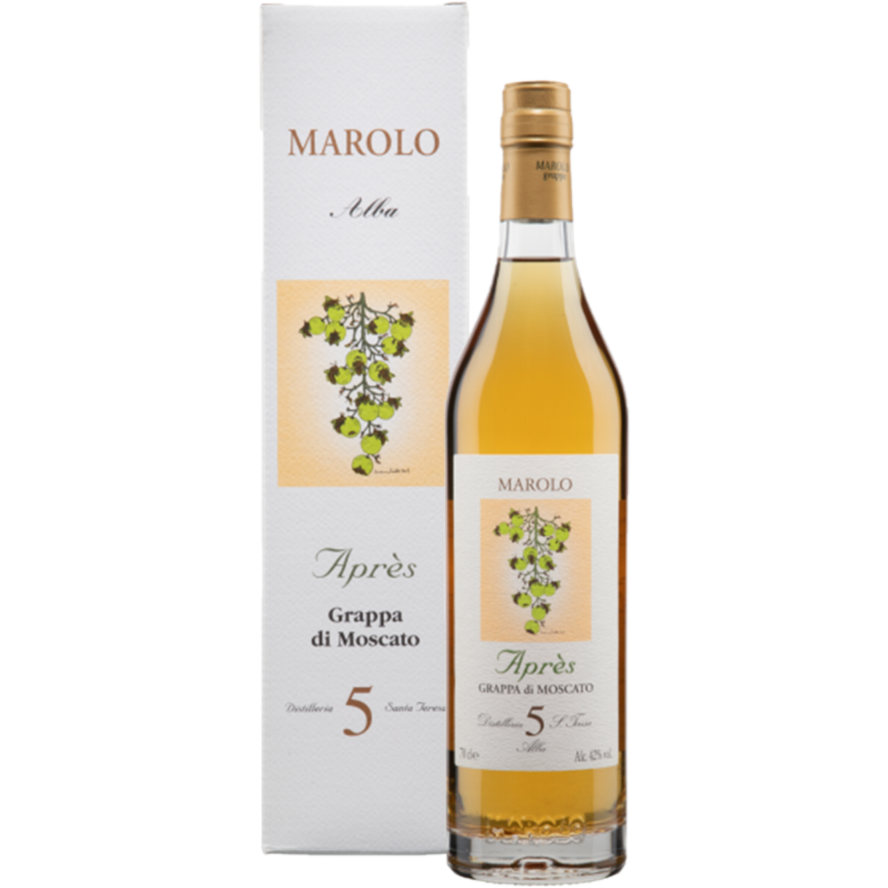 Marolo Grappa di Moscato Après 5 anni (barrique) - 0.70 liters in a ...