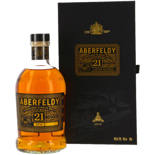 Aberfeldy 21 Years Old - 0.70 liters in a gift pack